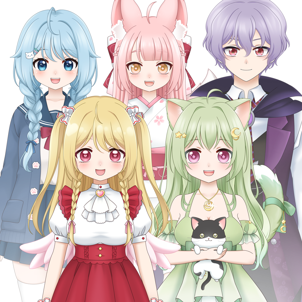 【聖誕活動】Vtuber Live2D一條龍服務 - 花瓣鞠 | Clibo 同人委託平台