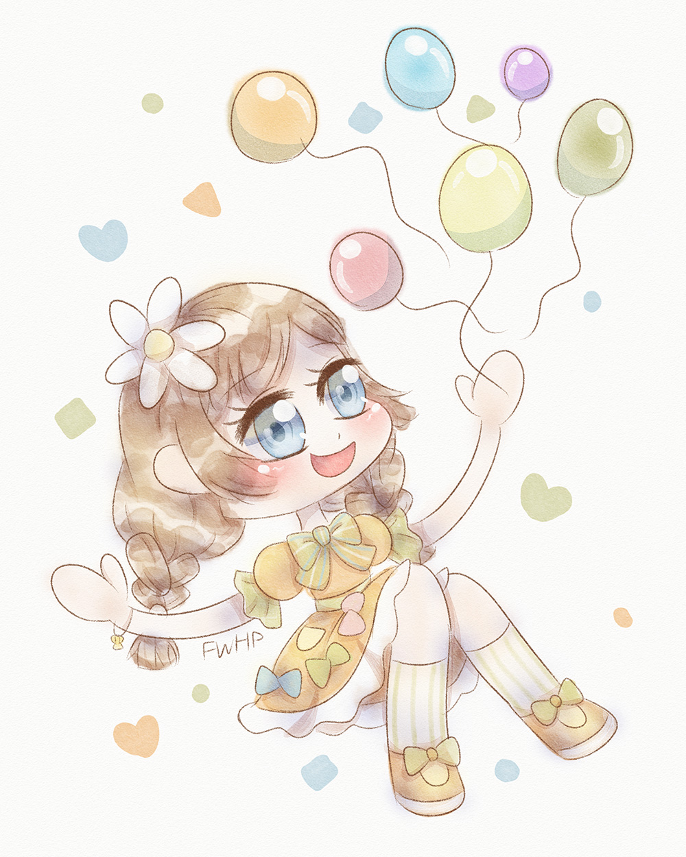 隨便的水彩風格 - 花樂 FWHPart | Clibo 同人委託平台