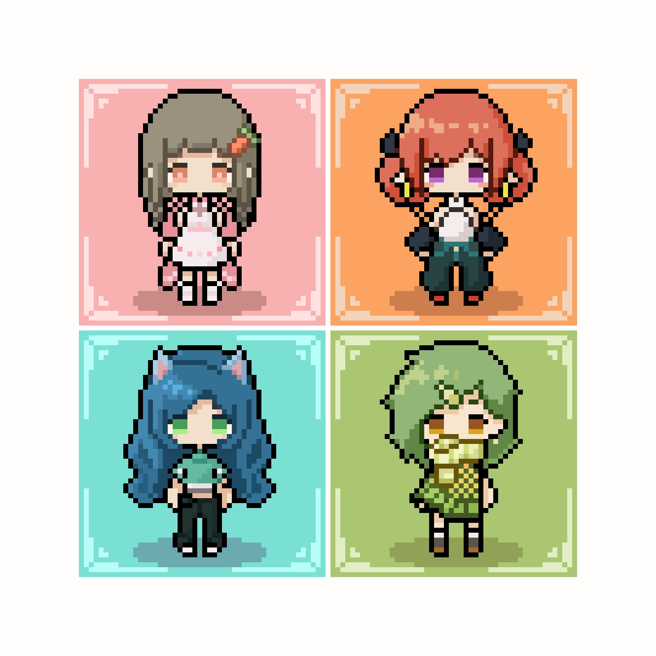 簡單像素風Q版人物 - ammazz | Clibo 同人委託平台