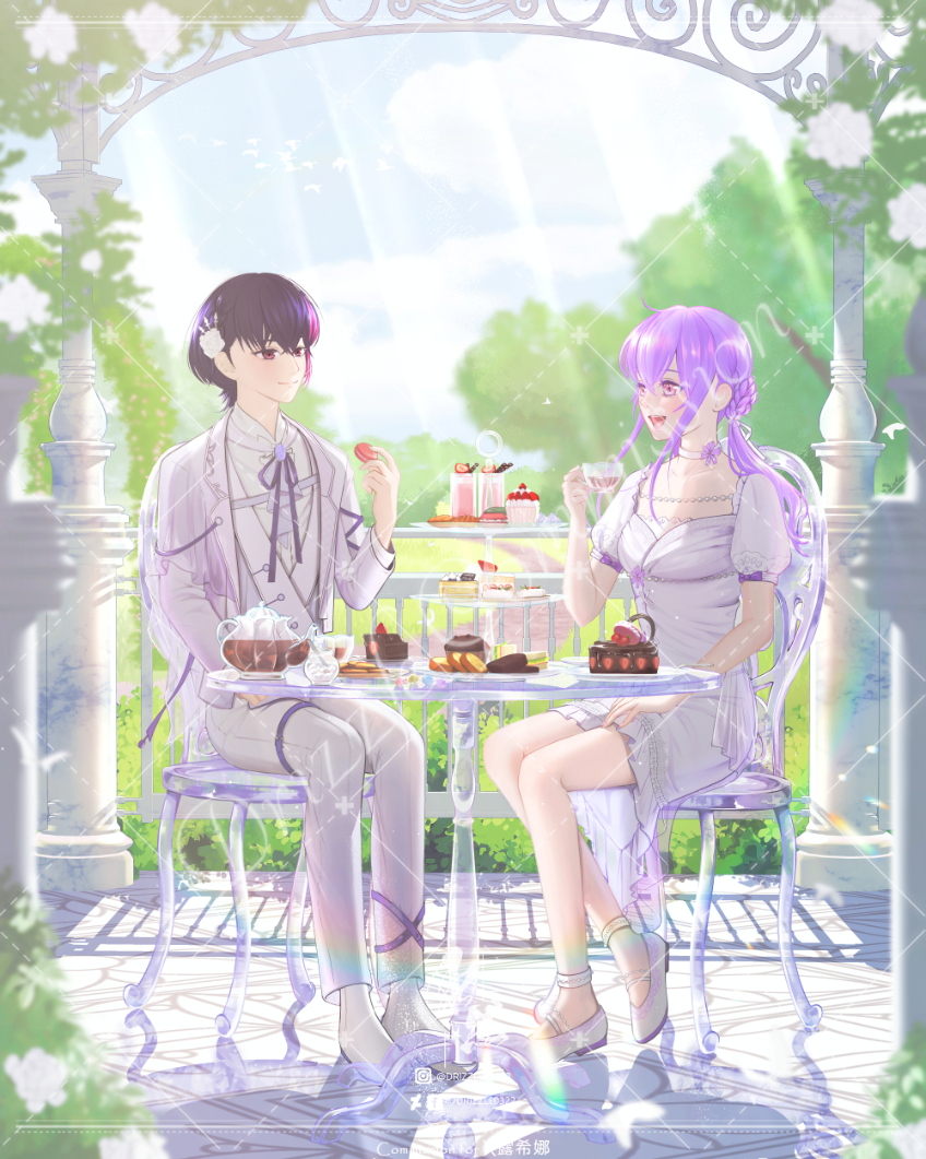 場景插畫 - 雨絃 Drizzle | Clibo 同人委託平台