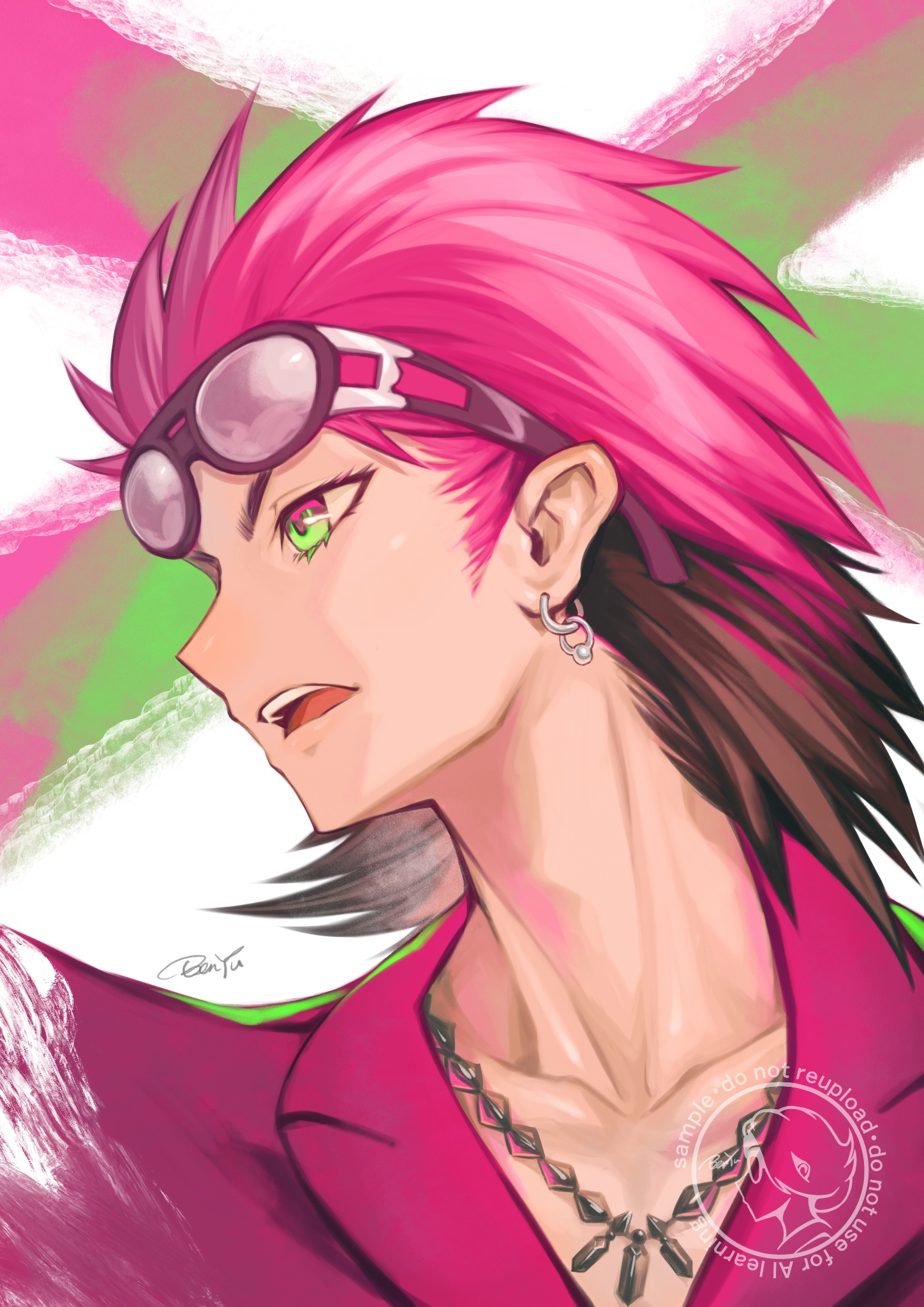 範例圖(胸像/頭貼) - BenYu | Clibo 同人委託平台