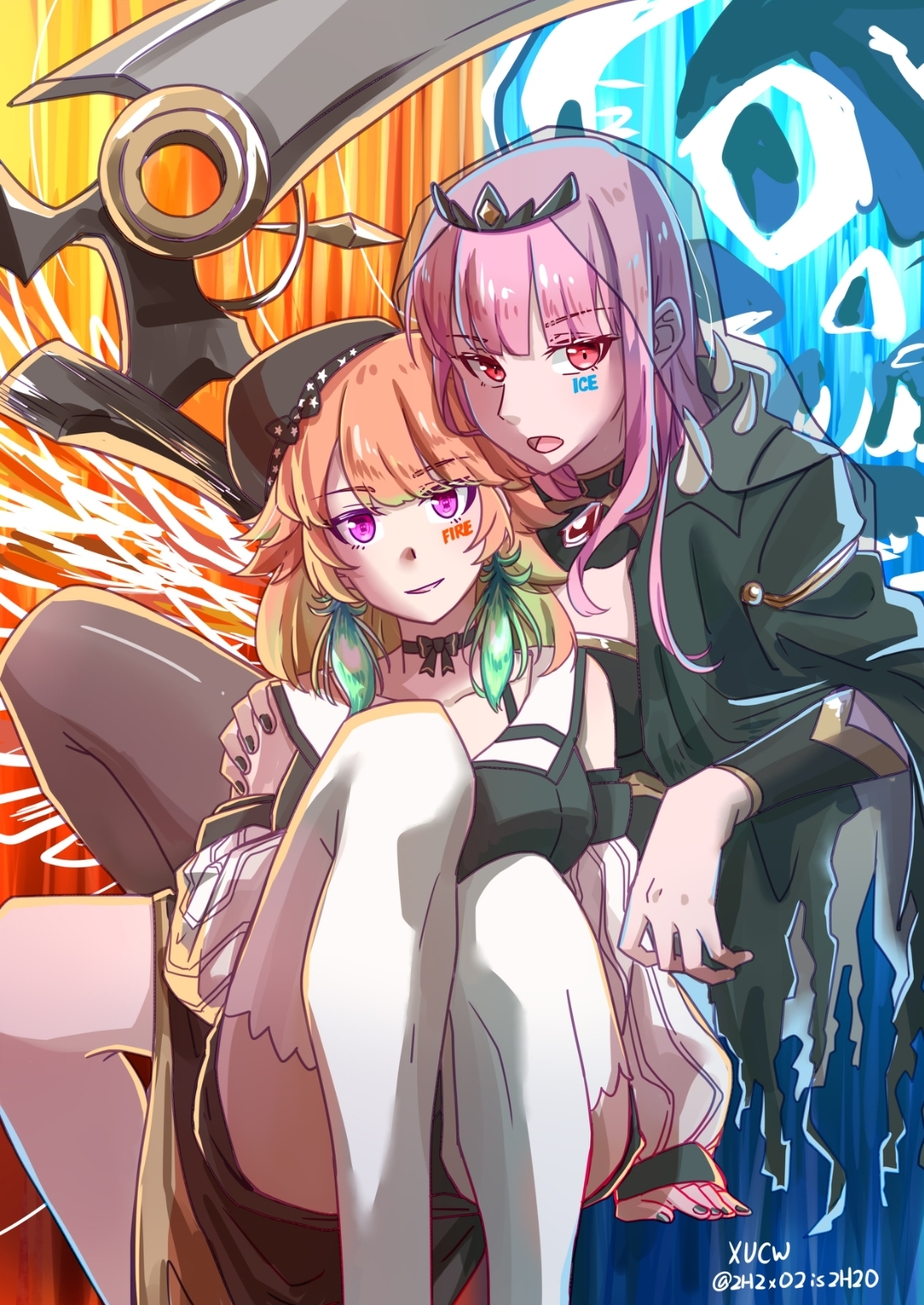 雙人繪圖 - 白雨青(XUCW) | Clibo 同人委託平台