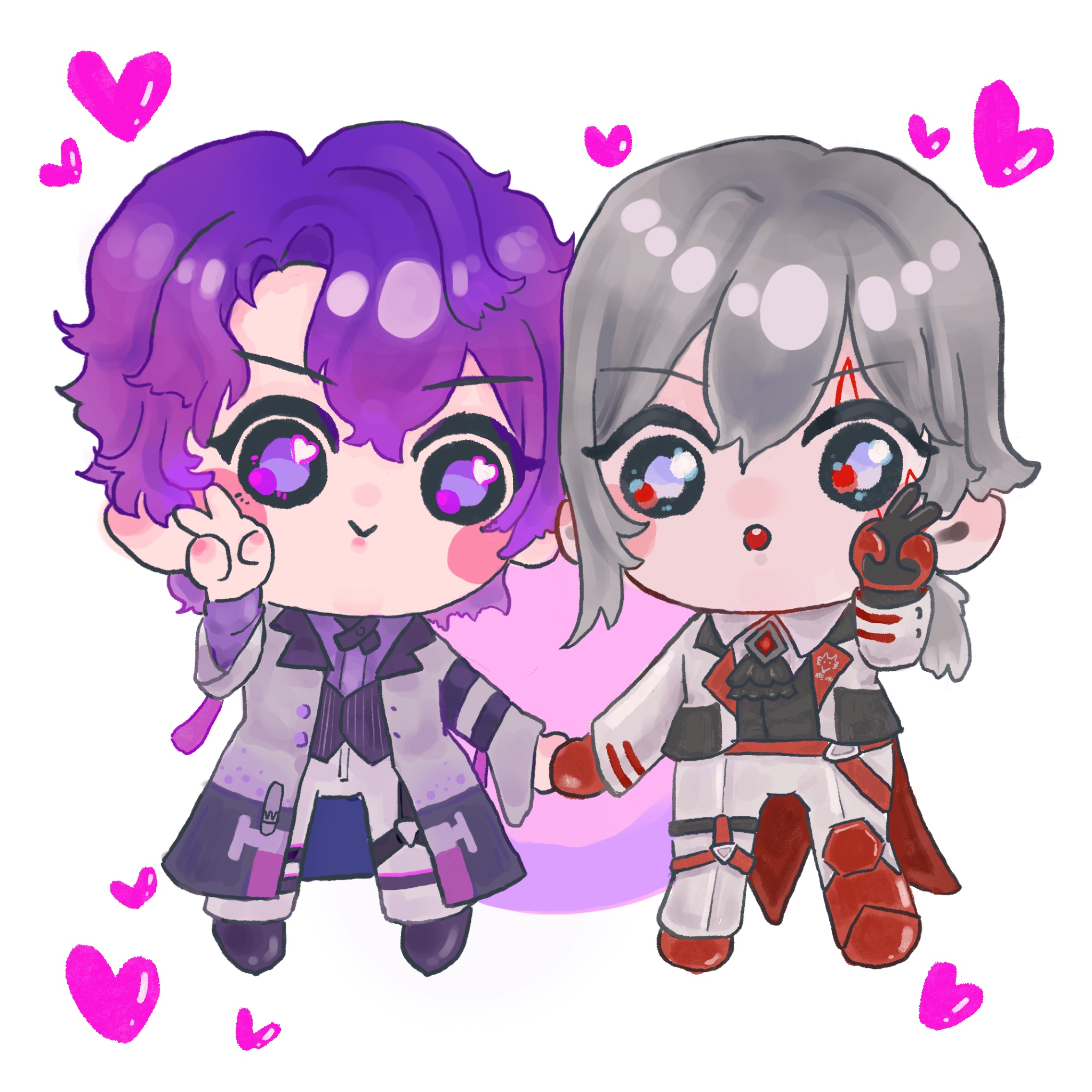 剪刀手QQ人 - 嗚欸うえ | Clibo 同人委託平台