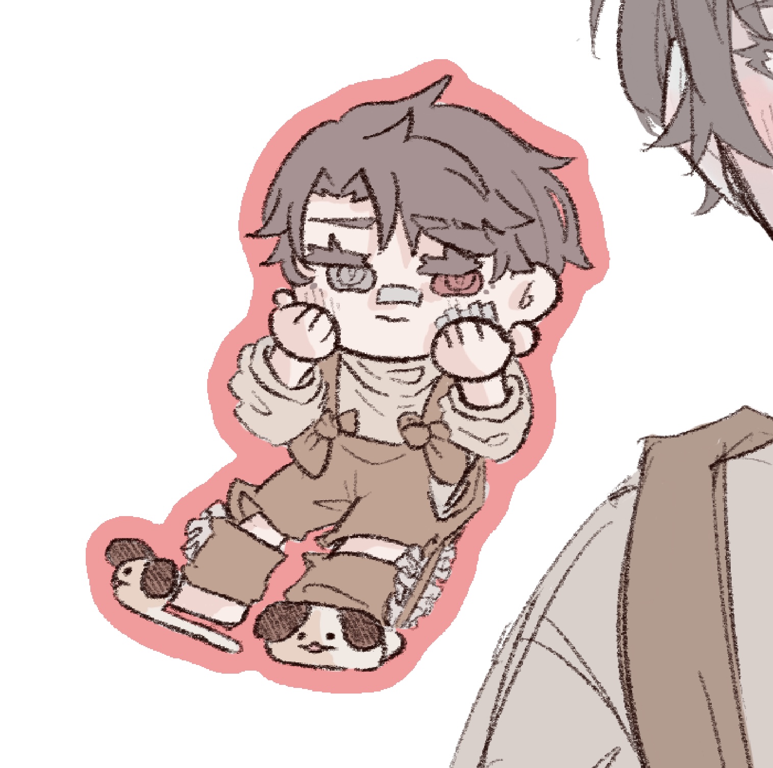 Q版單人全身 - 餅乾 | Clibo 同人委託平台