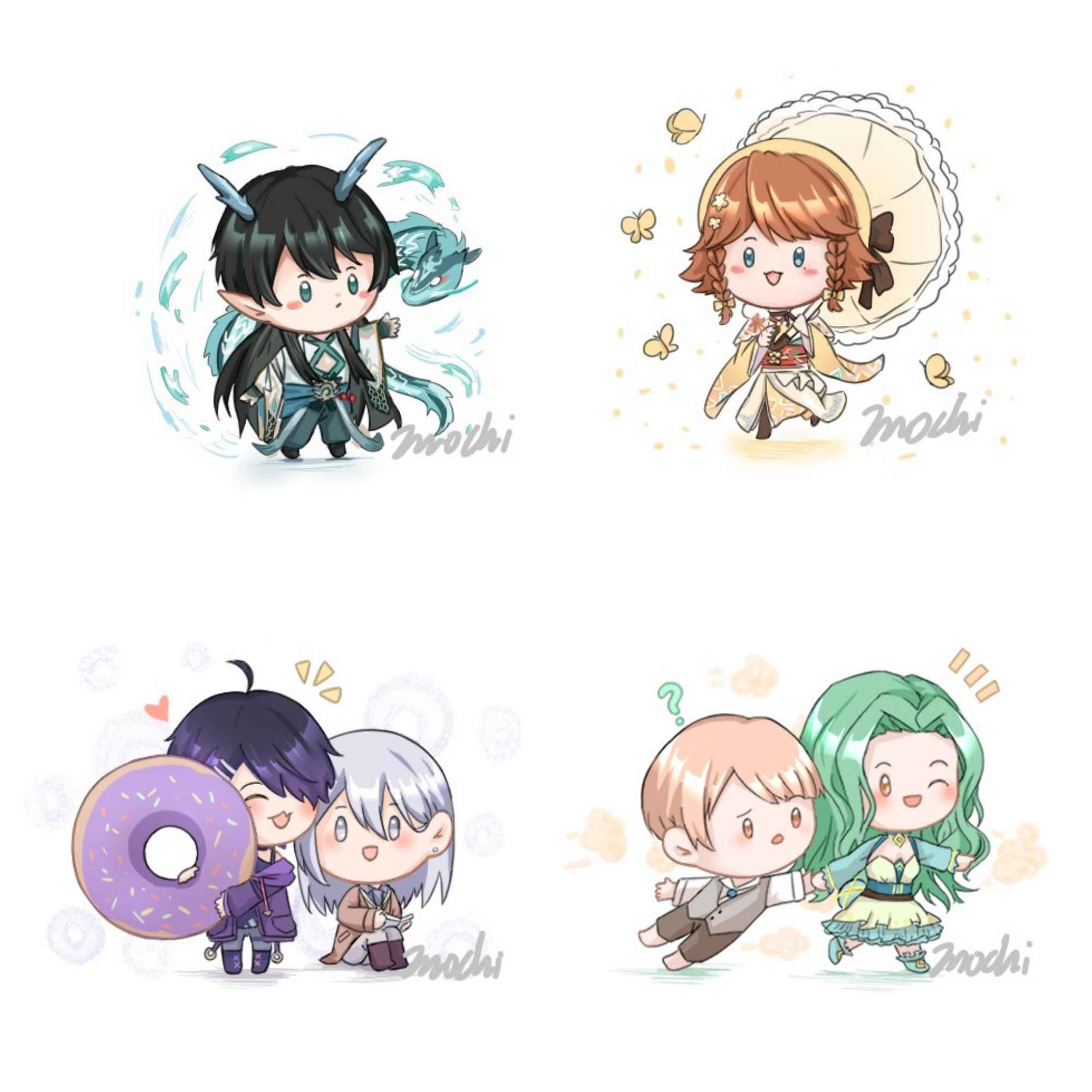 豆眼小小Q塗鴉驚喜包 - 三月mochi | Clibo 同人委託平台